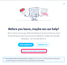 How do I cancel my subscription renewal? – QR Code Generator Support